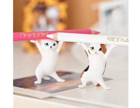 Dancing Cat Earphone Stand Cat Coffin Dance Headset Holder Pen Holder ...