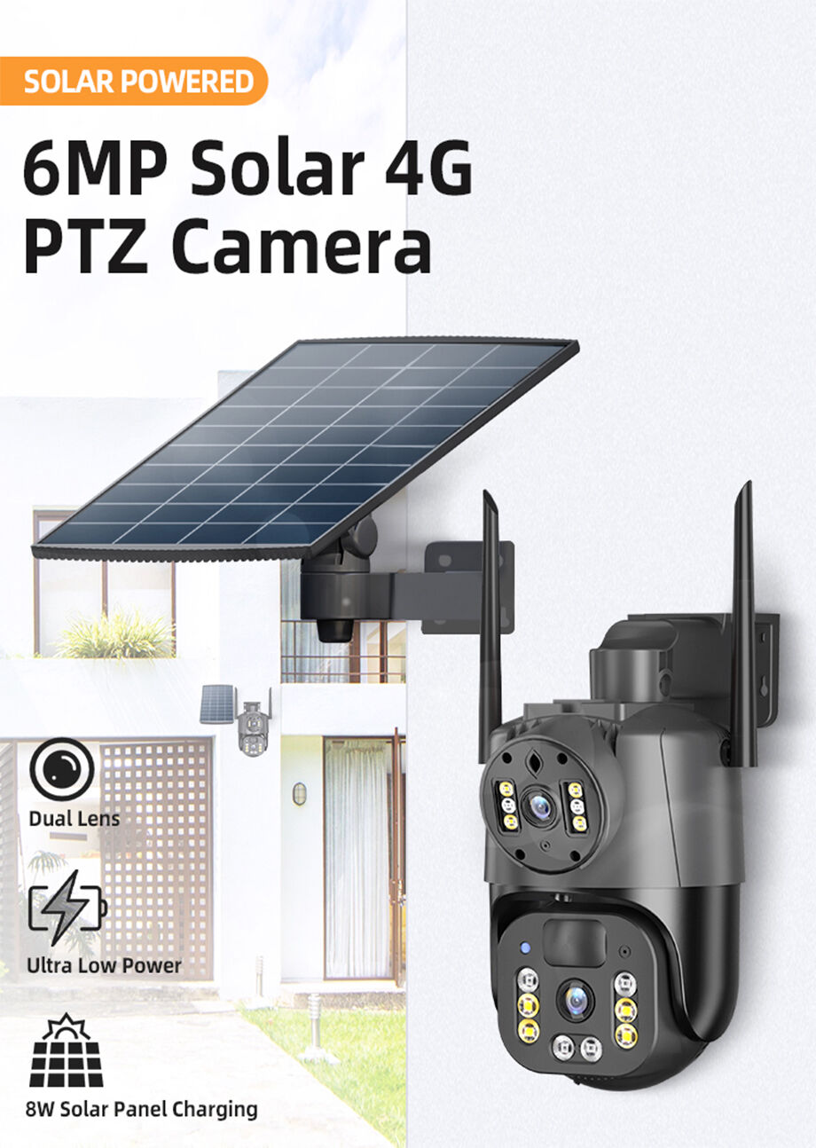 18000mah Big Battery Solar Panel 4g Cctv Security Camera Solar Panels ...