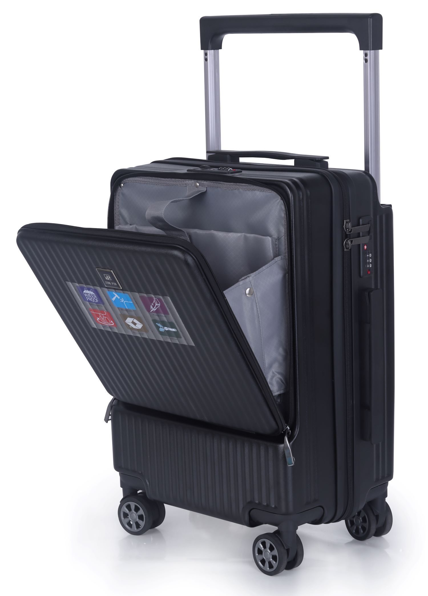 Wide Tie Rod Large Capacity Travel Luggage Light Weight Trolley Cases ...