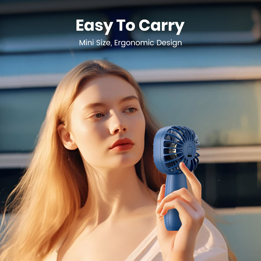 K25 1800mah Mini Portable Handheld Fan Cool Compact Usb Rechargeable ...