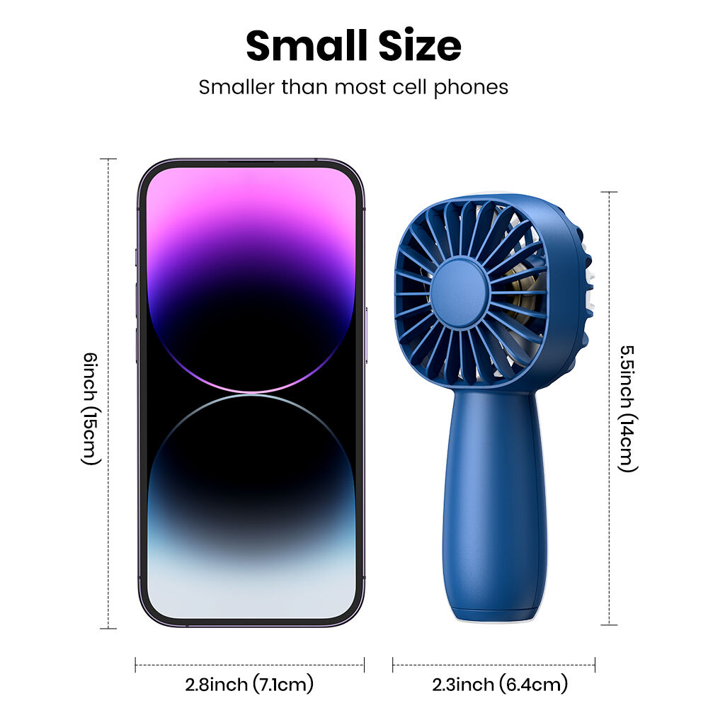 K25 1800mah Mini Portable Handheld Fan Cool Compact Usb Rechargeable ...