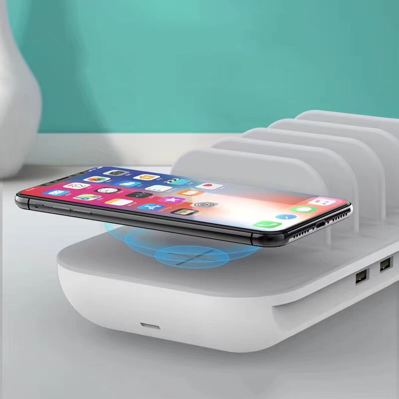 Portable Multi Usb Charger Station Multiple Devices 15w Custom Desktop ...