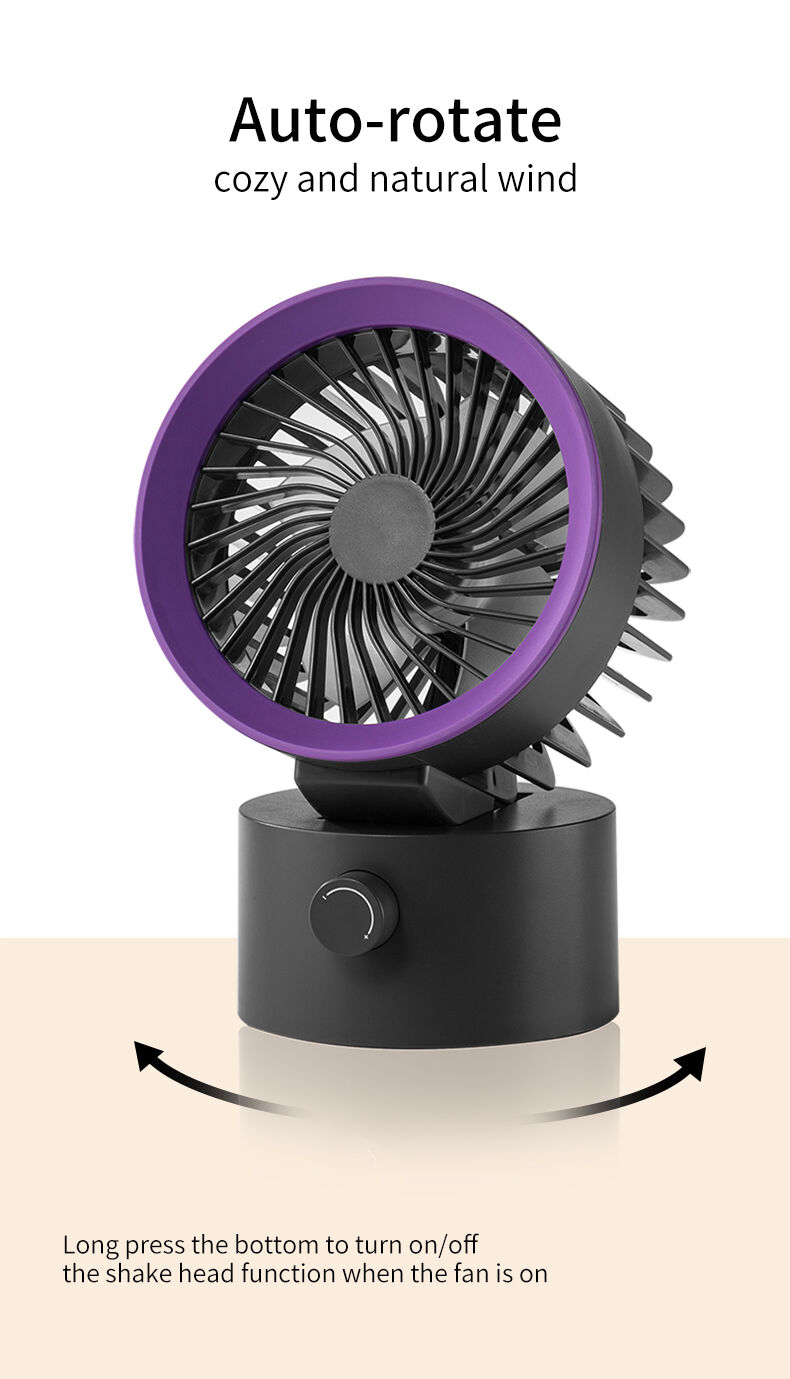 Factory Oem Wholesale Usb Rechargeable Fans Lld-f87 Desk Circulation ...