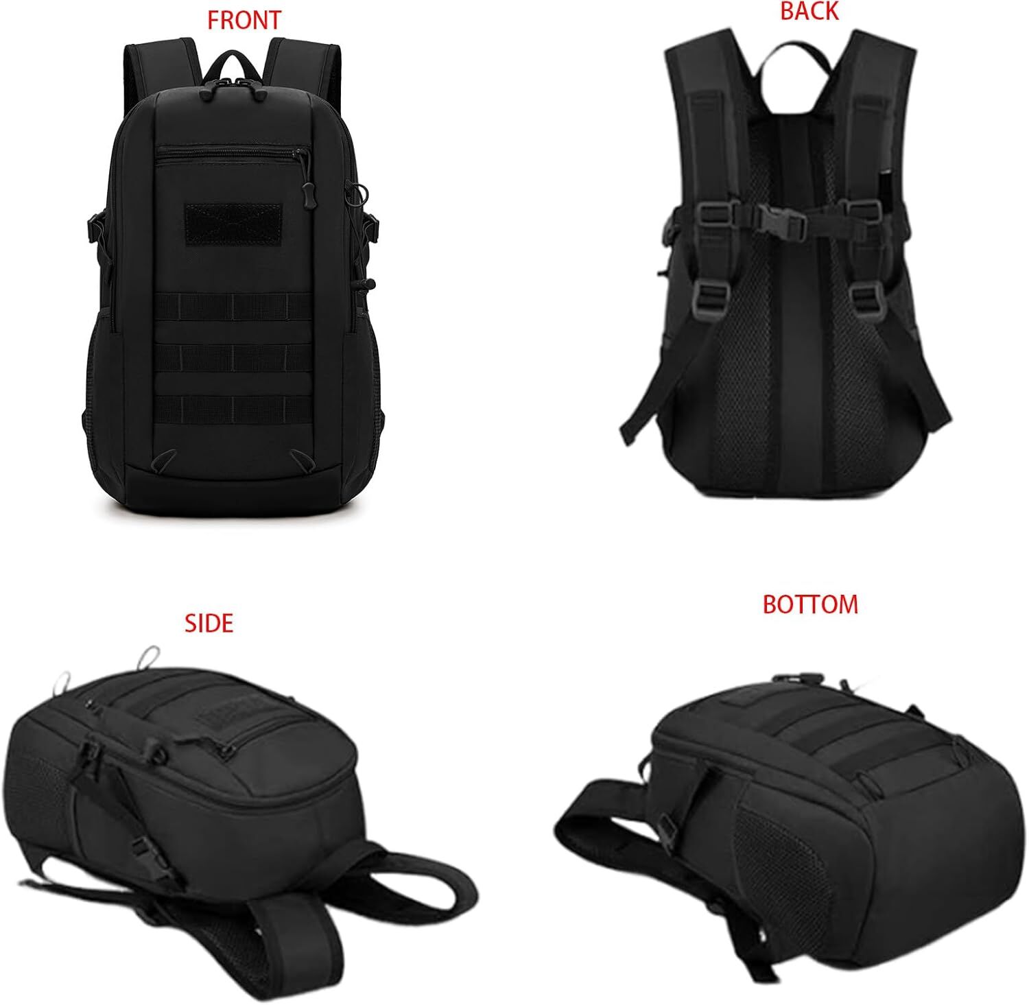 Tactical Backpack Mini Daypack Military Molle Backpack Rucksack Gear ...