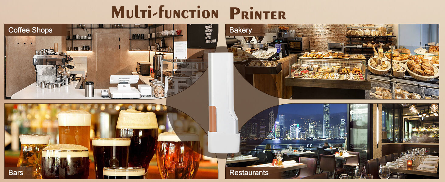 Portable Coffee Printer Print Pen, Replace For Evebot Handheld Print ...