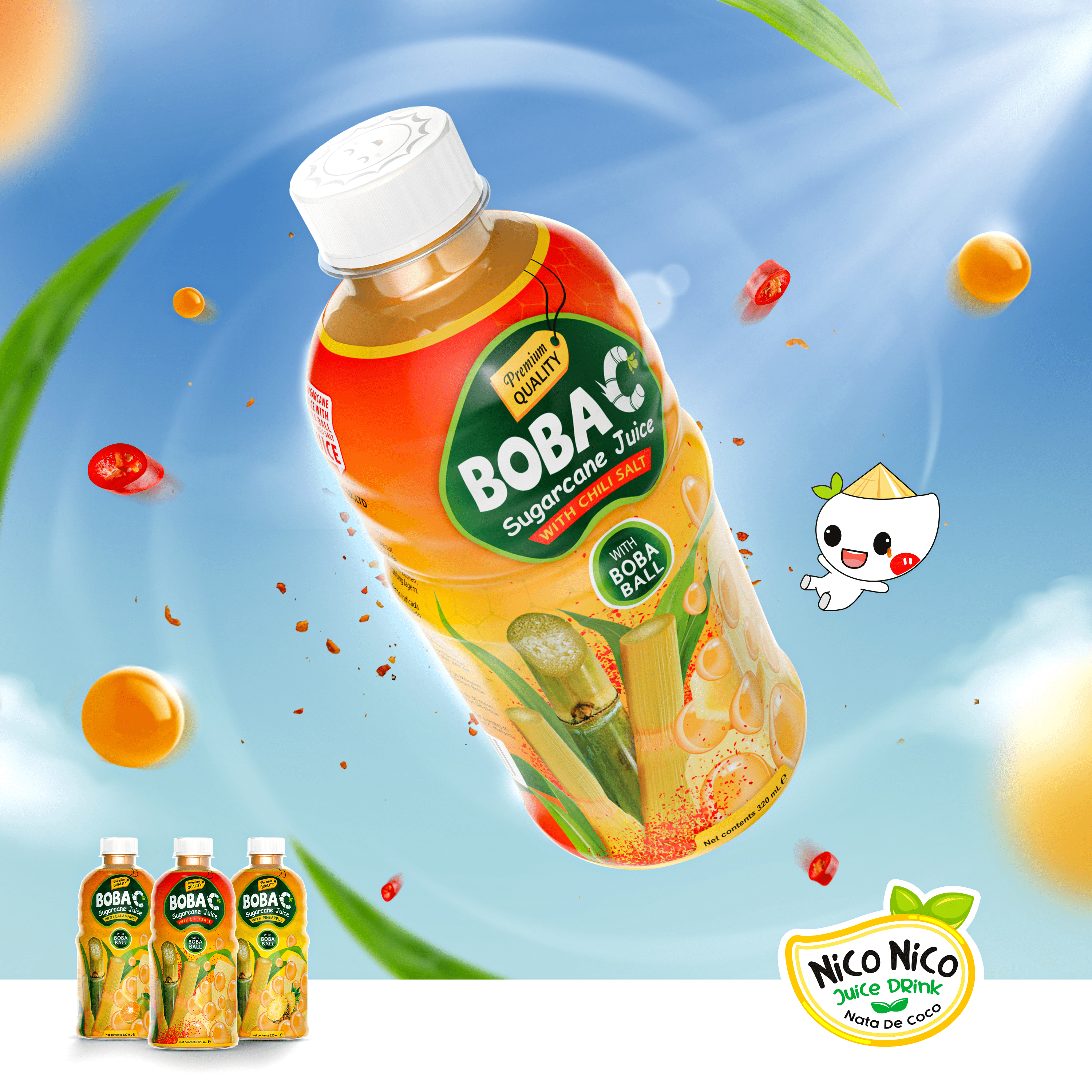 Factory Direct High Quality Vietnam Wholesale Manufacturer In Vietnam Boba Sugarcane Juice With ...