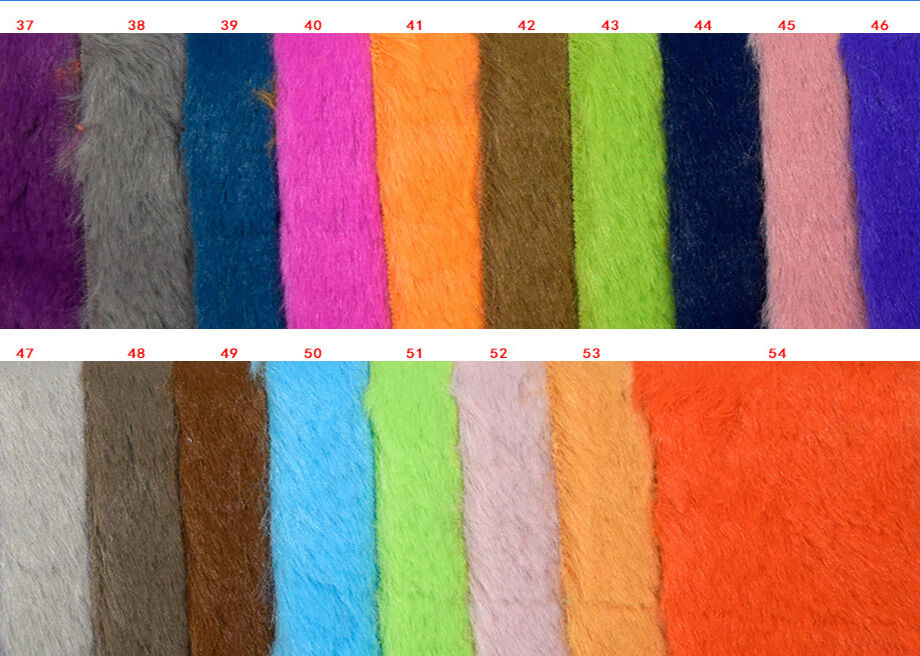 Wholesale Price Solid Color Knitted Soft 10mm Rabbit Faux Fur Fabric ...