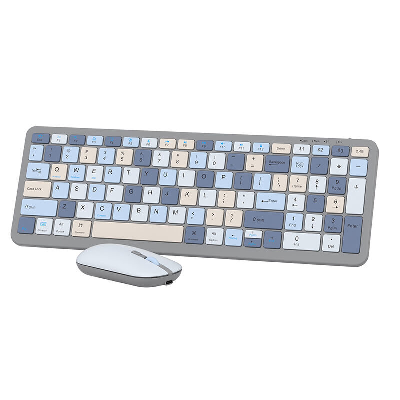 Wireless Rechargeable Keyboard And Mouse 2.4g Keyboard And Adjustable ...