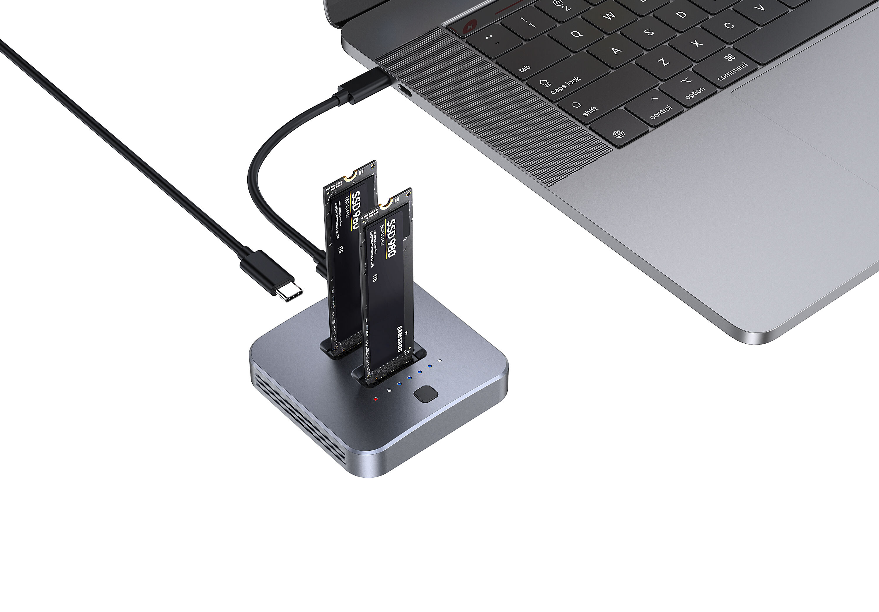 Factory Price Tool-free M.2 Nvme Ssd Enclosure Adapter Docking Station ...
