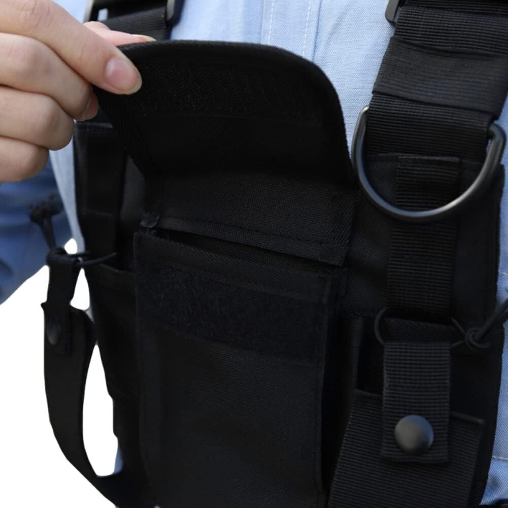 Multi-pocket Chest Rig Bag Utility Vest Chest Bag For Men Hands Free ...