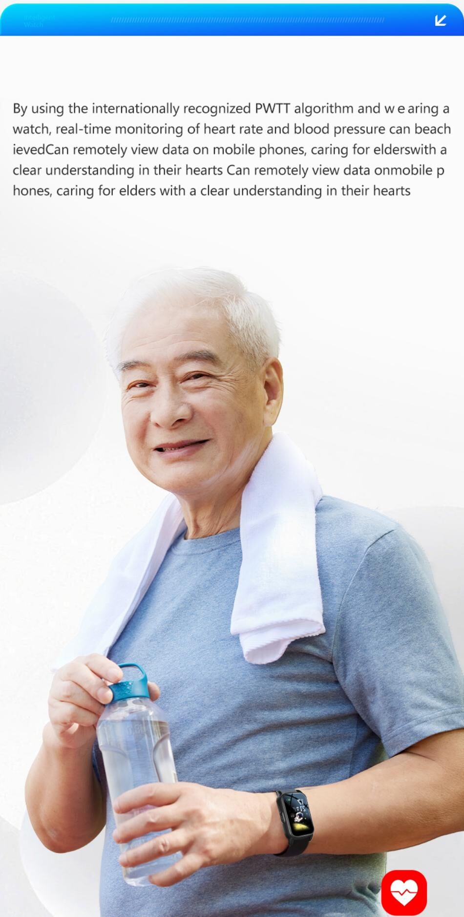 Oem 4g Elderly Smartwatch With Gps Wifi Lbs Location Sos Calling Health ...