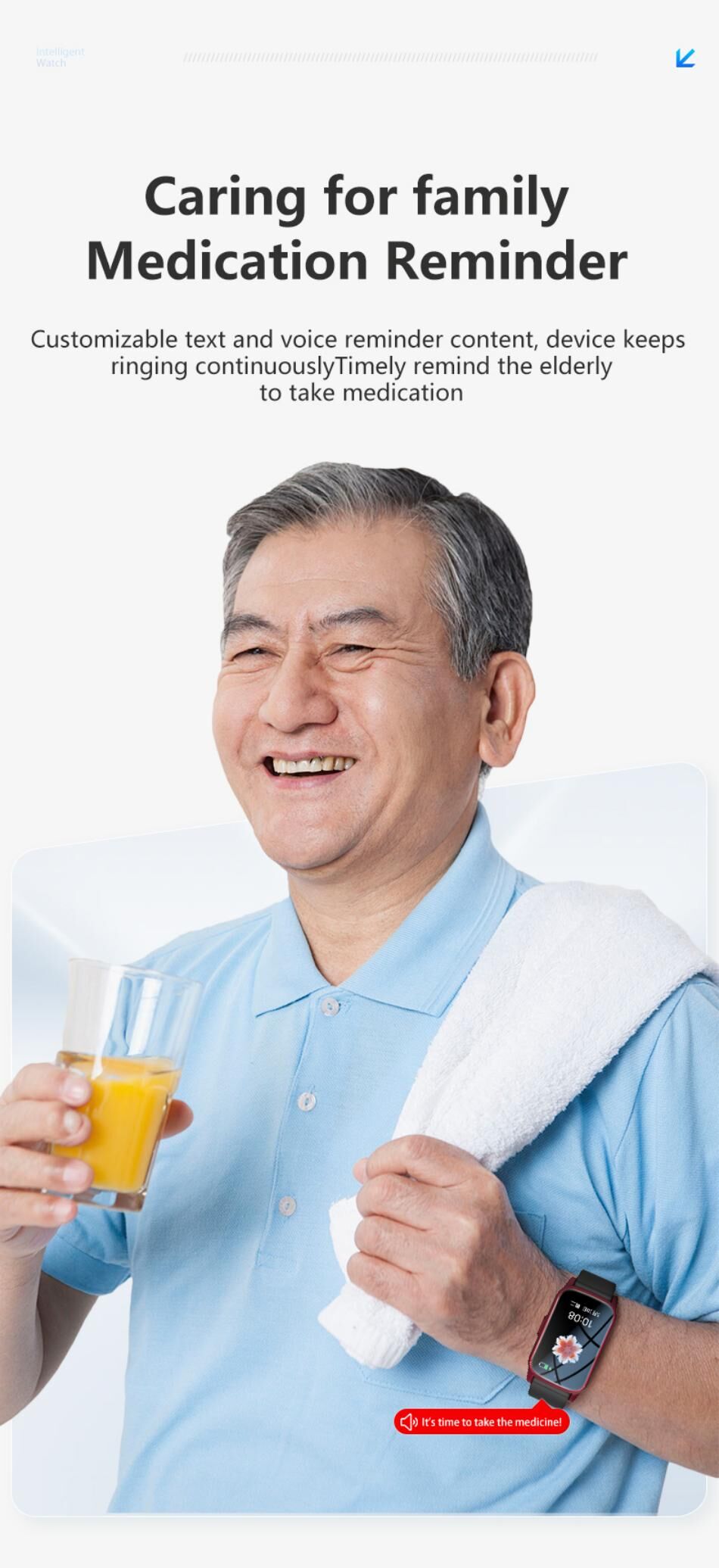 Oem 4g Elderly Smartwatch With Gps Wifi Lbs Location Sos Calling Health ...
