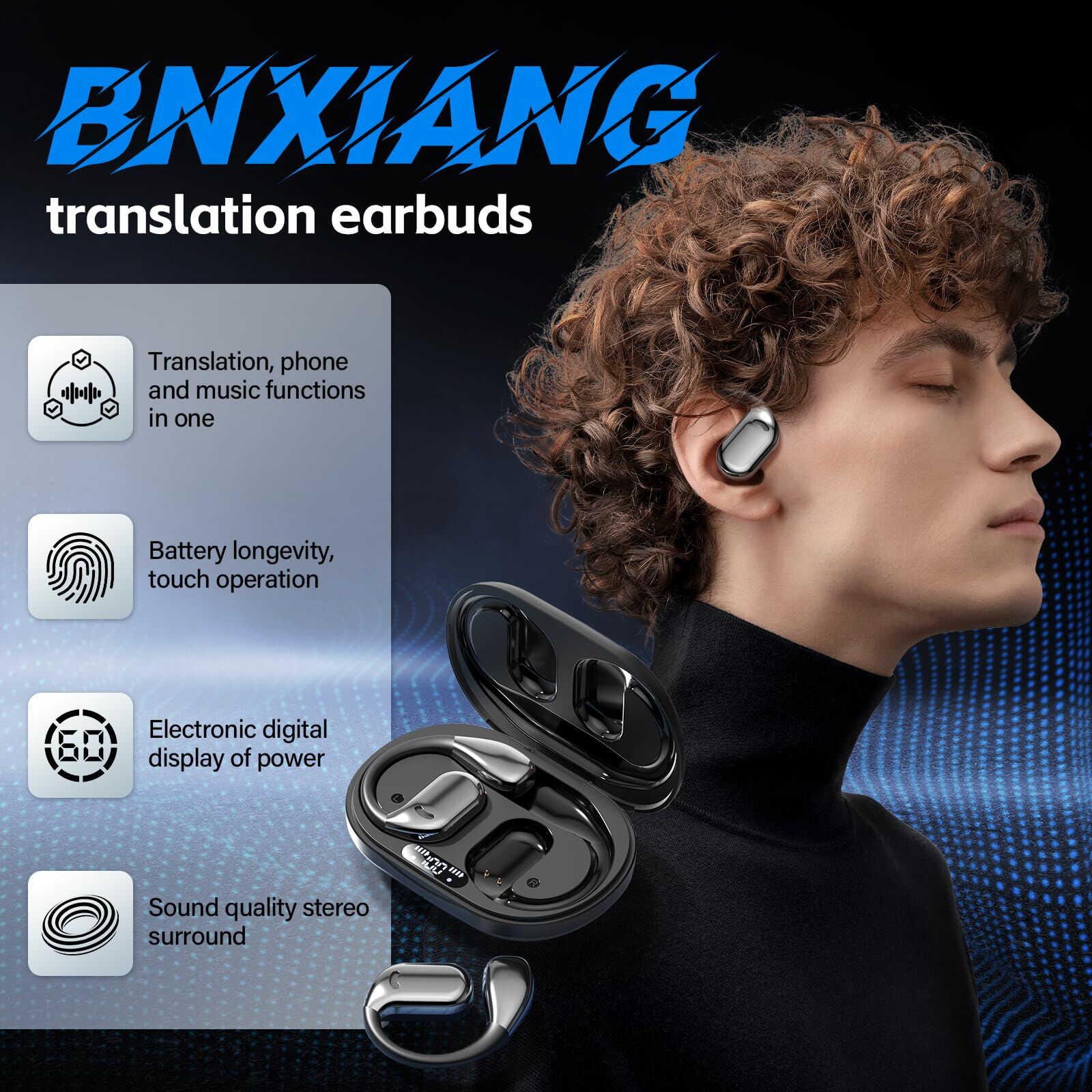 Translation Earbuds Real Time,ai Translator Earbuds For 144 Languages ...