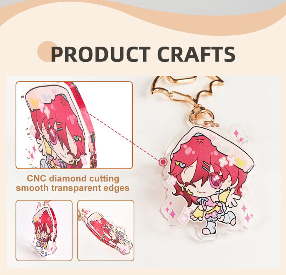 Buy China Wholesale Promotional Cute Anime Acrylic Keychain Cute Key ...