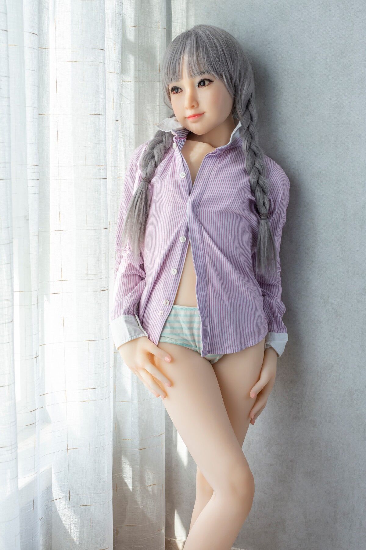 Small Dolls 143cm Flat Chest Baby Doll Sexy Hot Love Doll For Adult Toy Lifelike Sex Doll ...