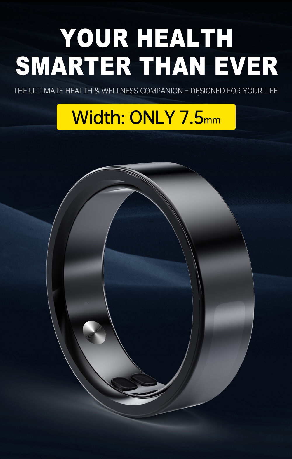 Smart Bracelet Factory Price Oem\odm Smart Touch Ring Ceramic, Fitness ...