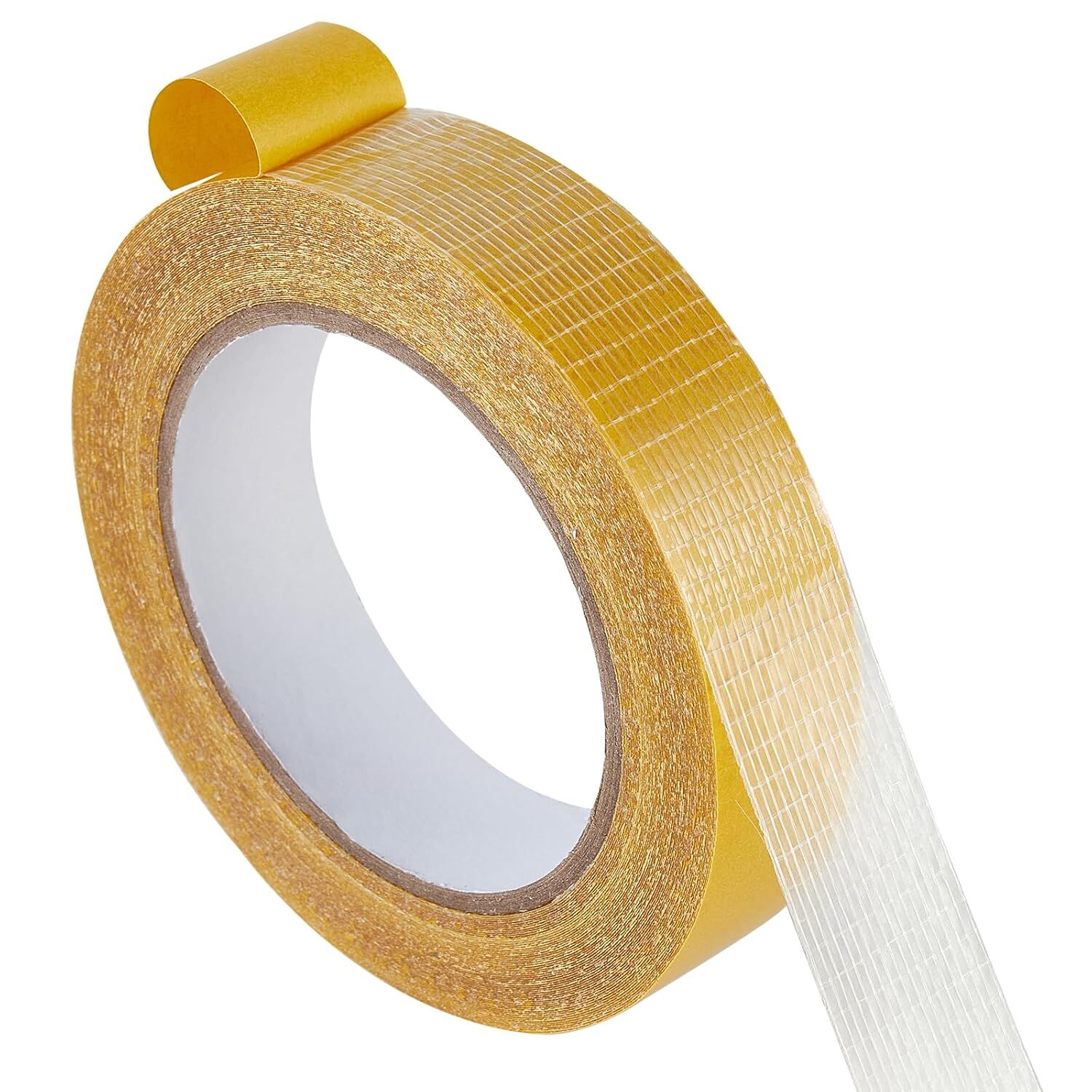 Ouble-sided Fabric Tape Heavy Duty Super Sticky Clear Tape Strong Wall ...