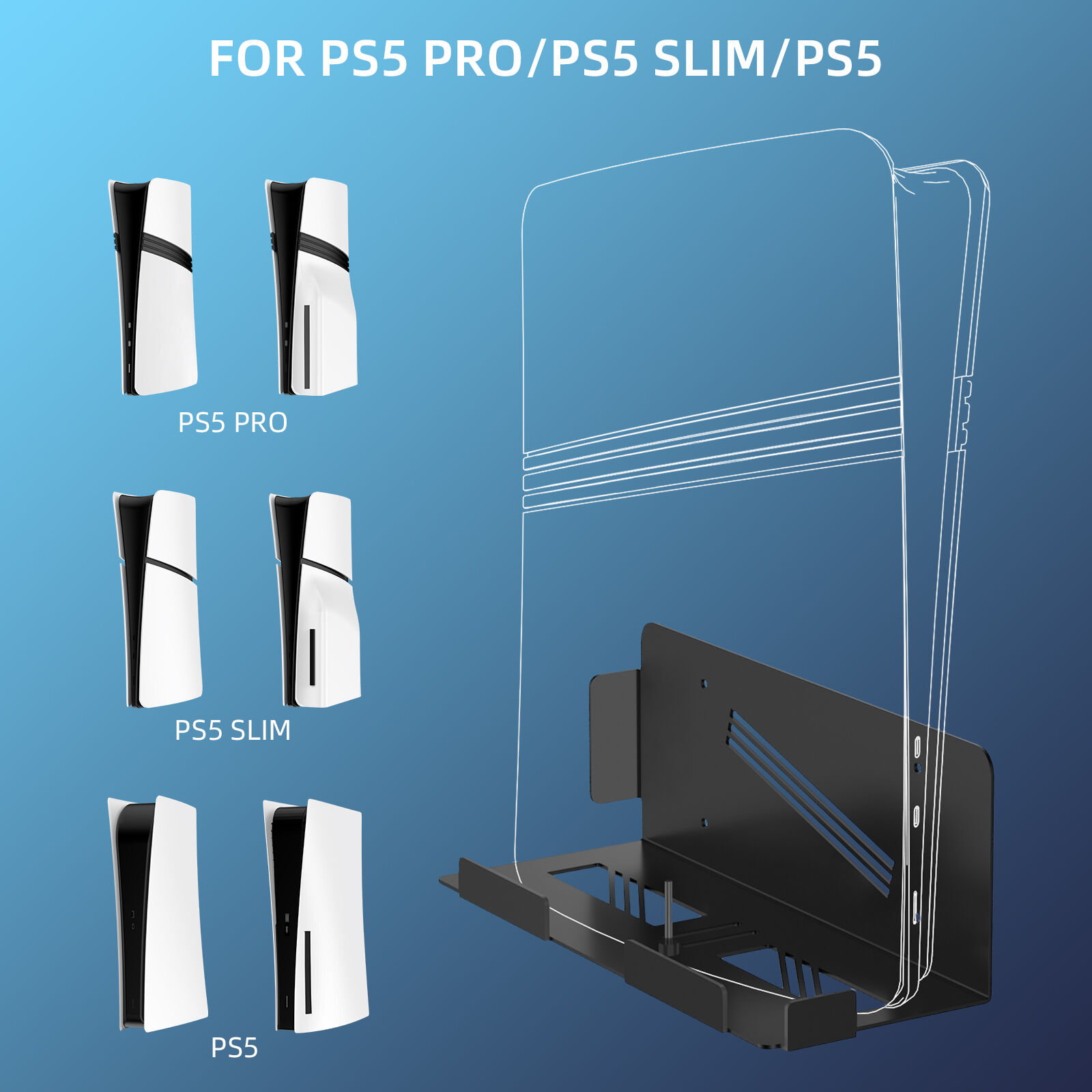 Buy China Wholesale Wall Mount For Ps5/ps5 Slim & Ps5 Pro – Space ...
