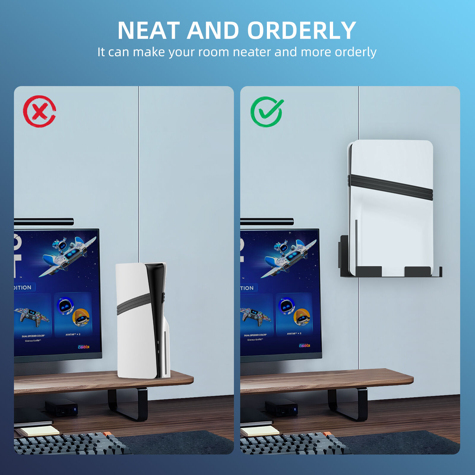 Buy China Wholesale Wall Mount For Ps5/ps5 Slim & Ps5 Pro – Space ...