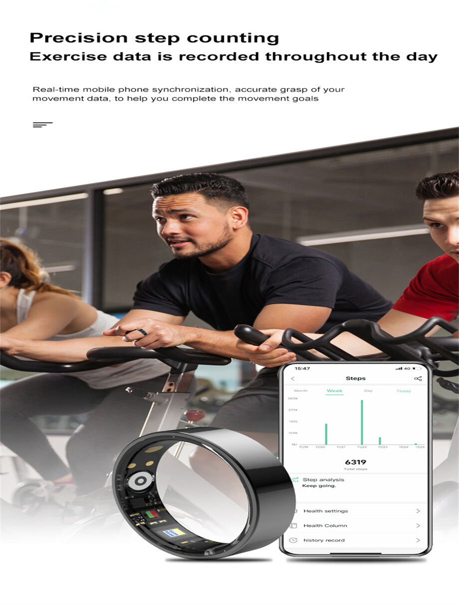 Buy China Wholesale High Back Kq5 Smart Ring Health Fitness Tracker For ...