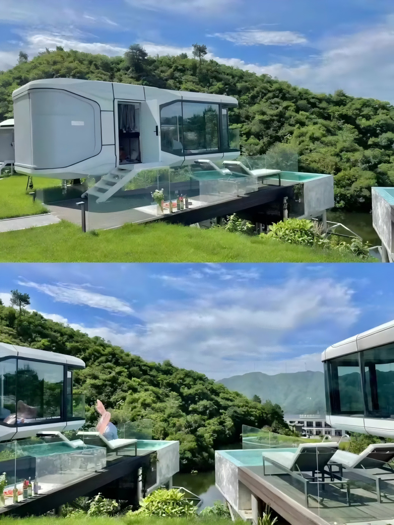 Modern Outdoor Portable Apple Mobile Portable Space Capsule House ...