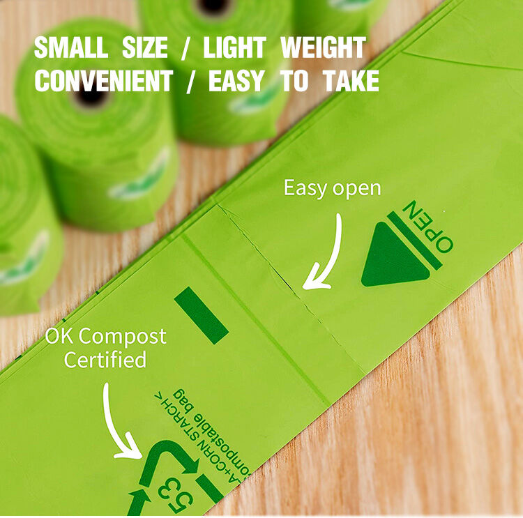 Custom Corn Starch Compostable Large Biodegradable Portable Pet Dog ...