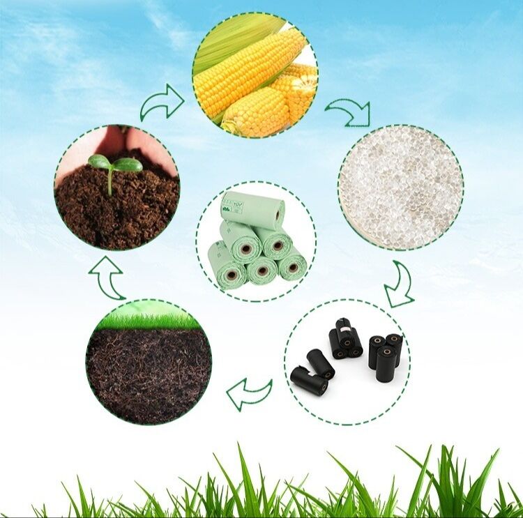 Custom Corn Starch Compostable Large Biodegradable Portable Pet Dog ...
