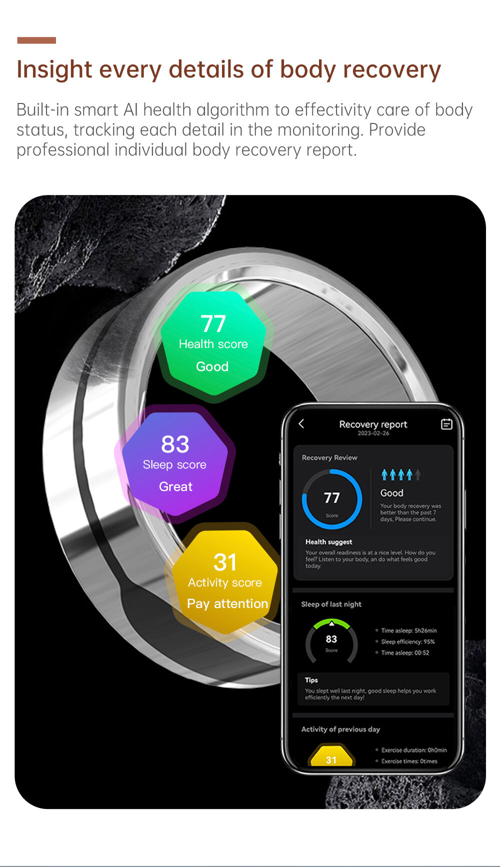 2025 Sensory Gadget Contrast Color 5atm Bluetooth Vibrating Smart Touch ...