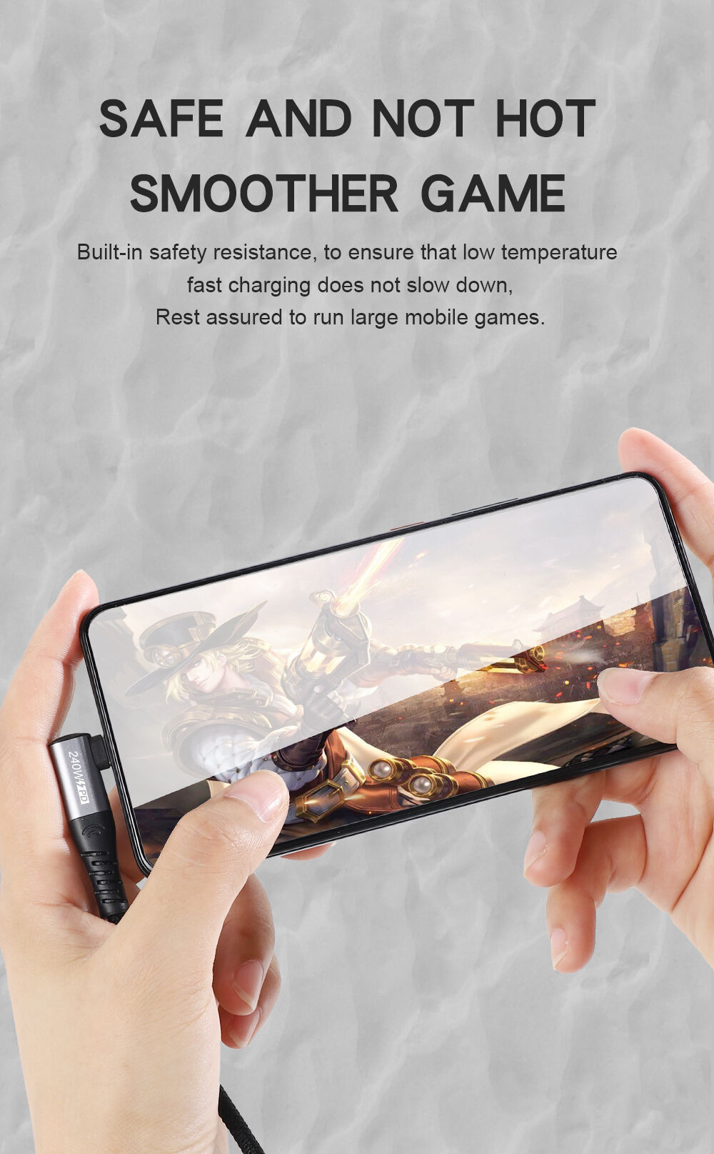 48v/5a 240w 90 Degree Elbow Usb C Straight To Type C Right Angle Nylon ...