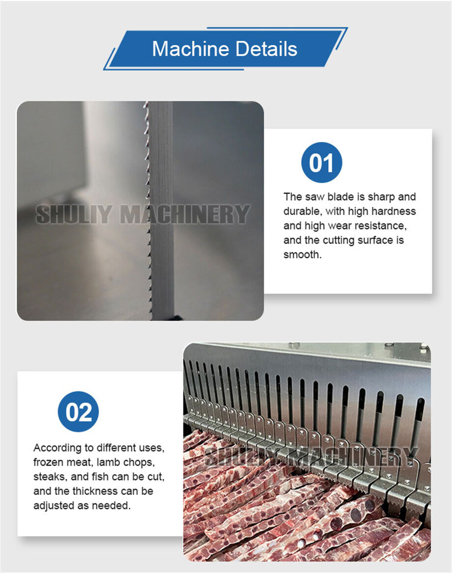Stainless Steel Commercial Frozen Meat Fish Chicken Meat Bone Saw ...