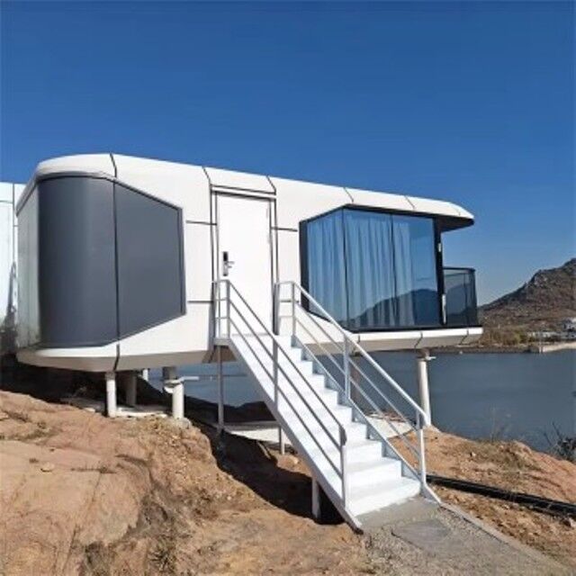 Fully Furnished Luxury Modern Prefabricated Mobile Space Capsule House ...