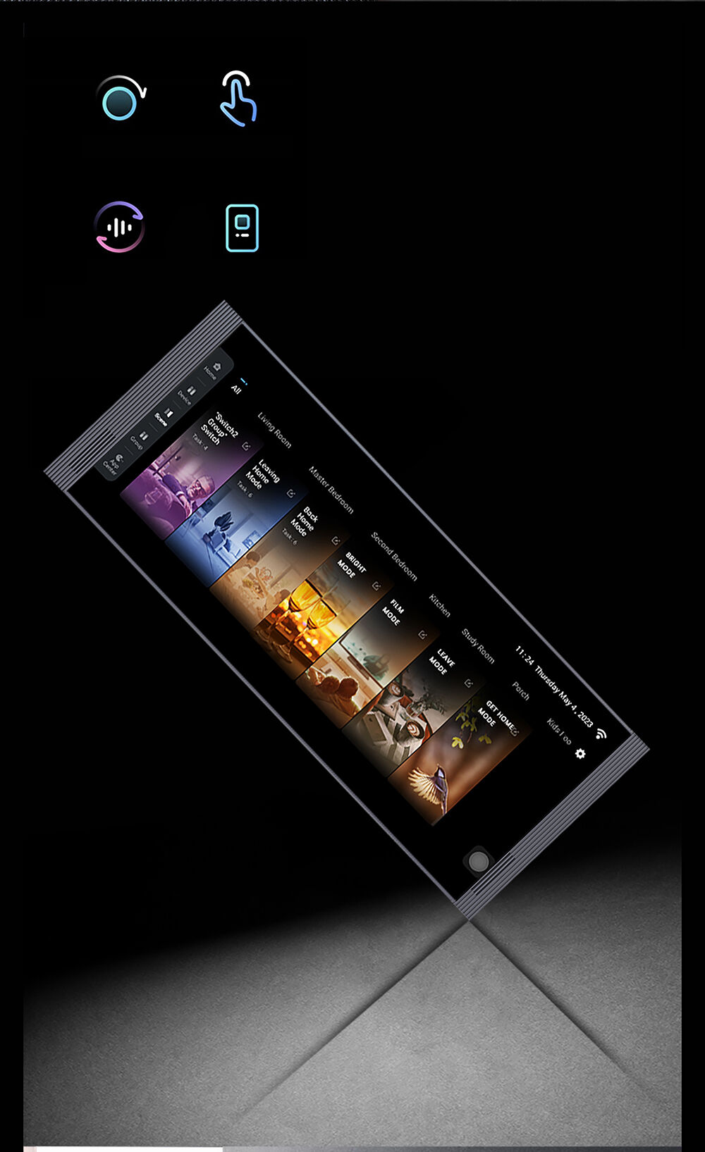 Uemon Smart Home 12.3 Inch Control Panel Smart Background Music System ...