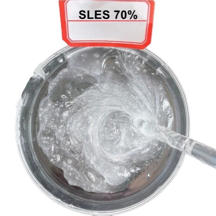 Shampoo Foaming Agent Detergent Raw Material Sles 70% Texapon N70 Sles ...