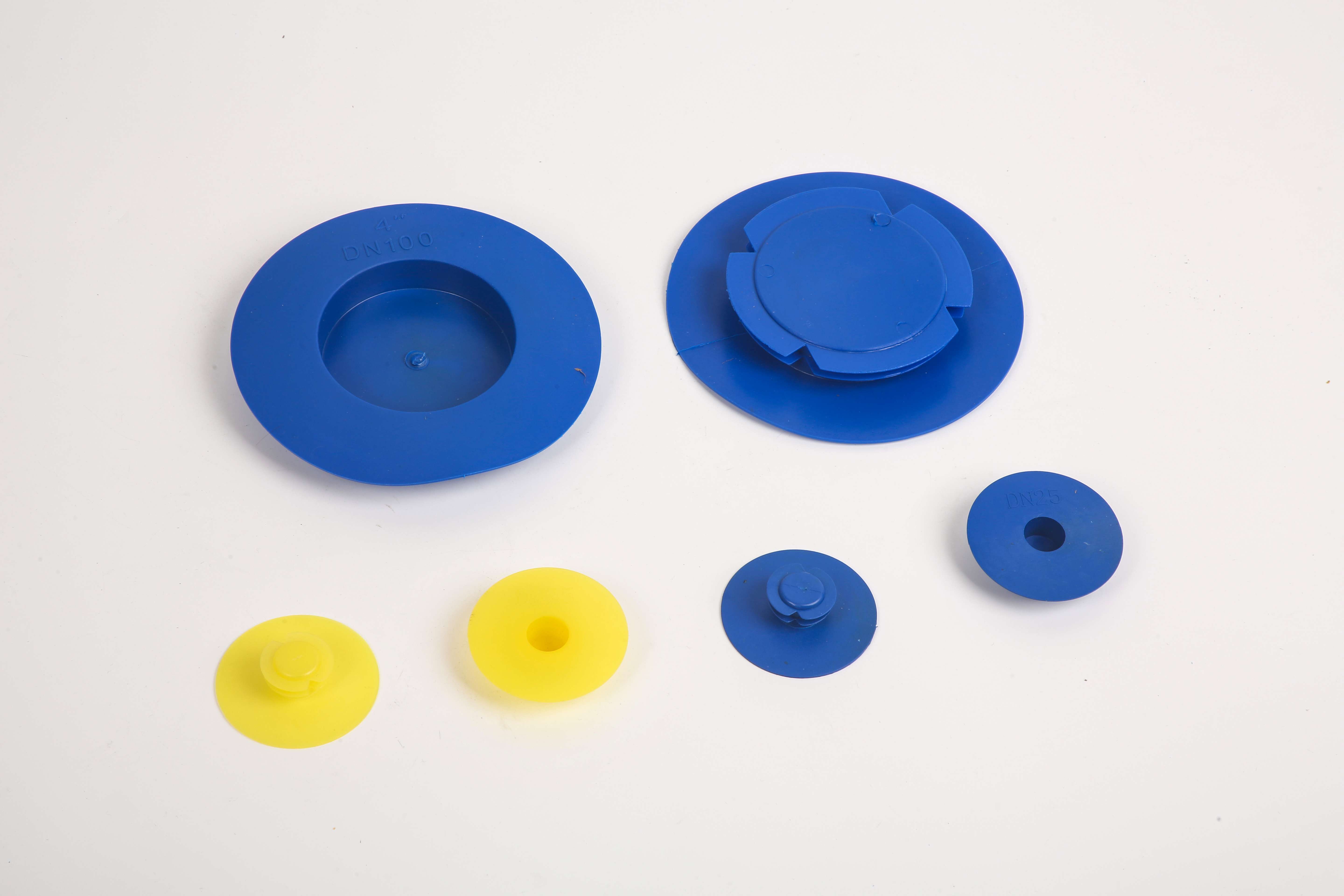 Waterproof Slotted External Thread Sealing Plug Cap Pe Round End Caps ...