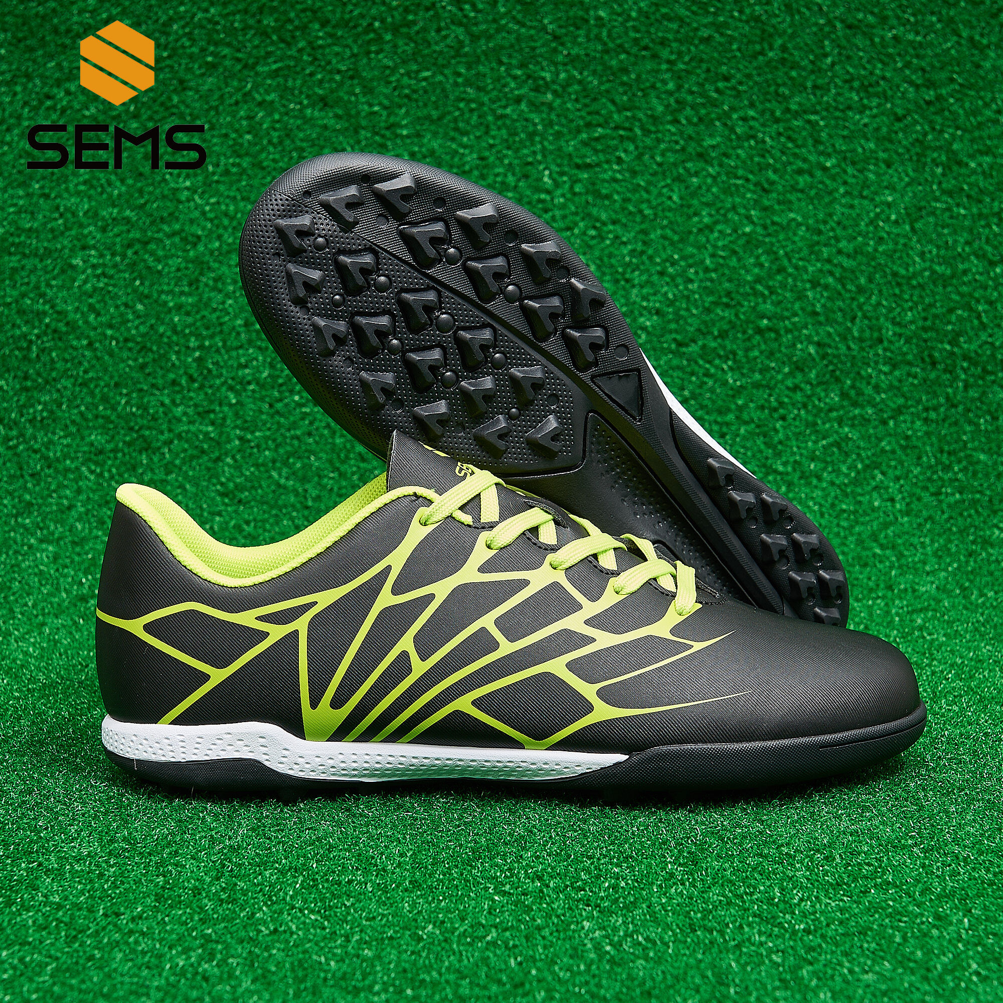 Sems 12559-a Men's Women's Kid's Outdoor Football Shoes, All Terrain ...