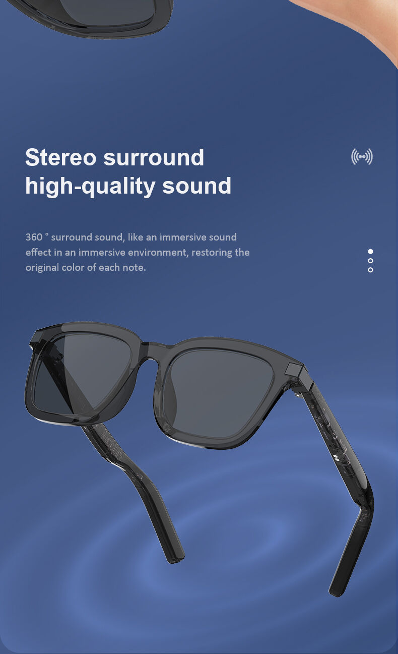 2025 New Smart Glasses Bluetooth Call Ai Voice Assistant Factory ...