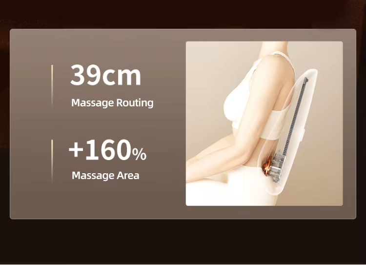 Revitalizing Comfort 3d Electric Back Massage Cushion - Heated Lumbar Support Car Massager For ...