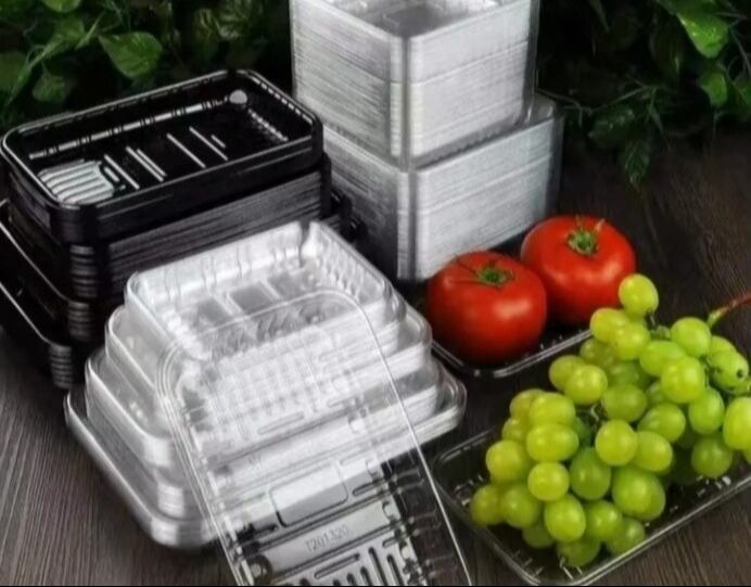 Custom Transparent Reusable Clear Fruit Clamshell Box Disposable Clear ...
