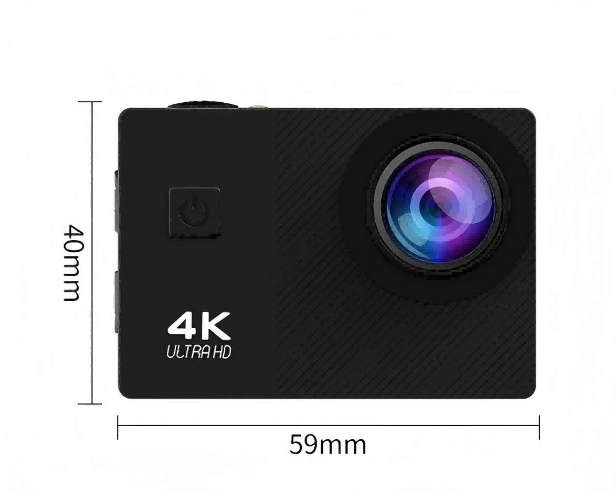 Woo 4k Sports Camera Stabilized Mini Self-propelled Motorcycle ...