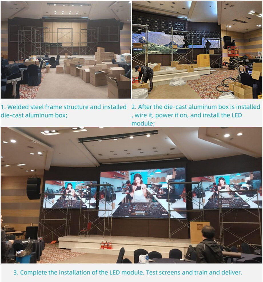Indoor Wall Mounted Led Screen P2.5 Led Display Screen For Playing ...