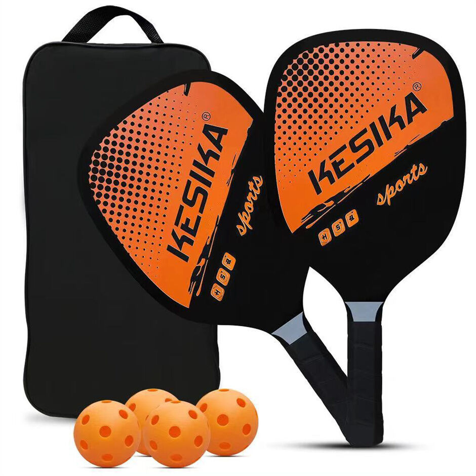 Poplar Wood Pickleball Racket Set Beach Ball Outdoor Competition Sports ...