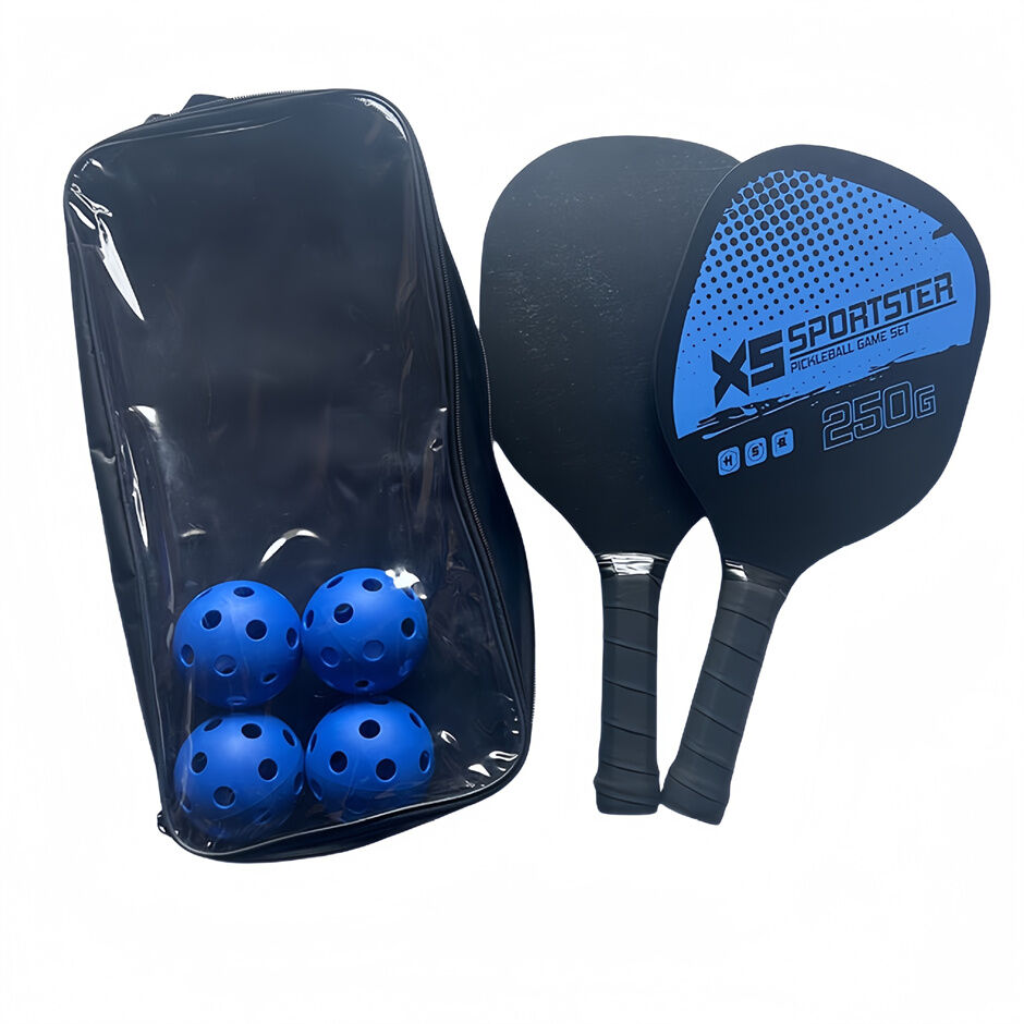 Poplar Wood Pickleball Racket Set Beach Ball Outdoor Competition Sports ...
