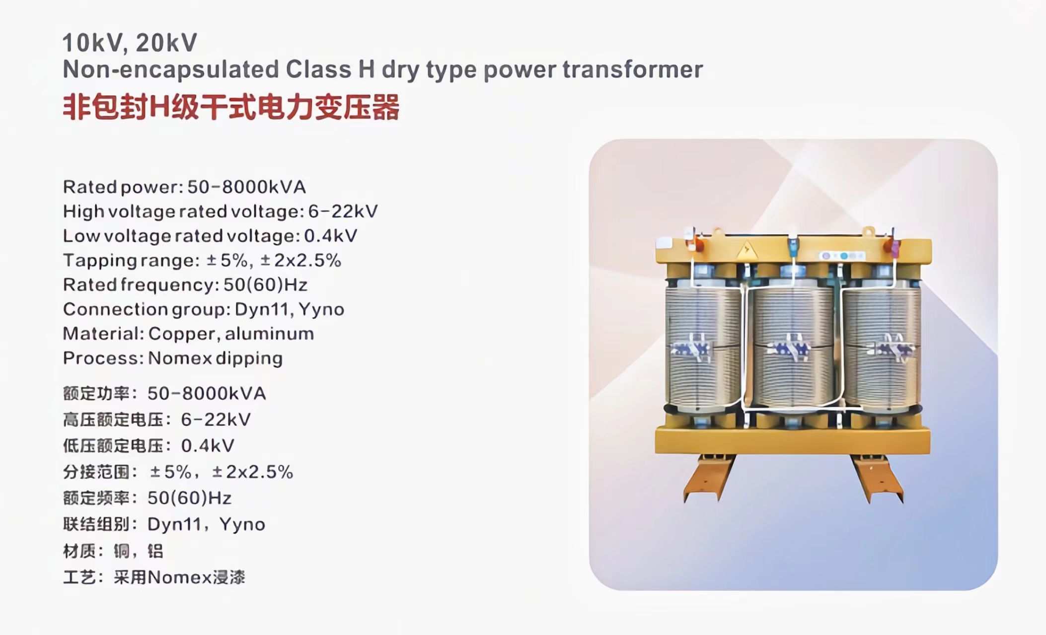 Fully Enclosed Epoxy Dry-type Transformer 20% Lower Loss Than National ...