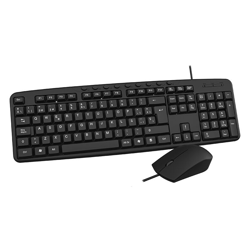 Wired Keyboard And Mouse Combo For Windows, Optical Wired Mouse, Full ...