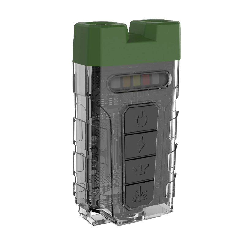 Outdoor Portable Mini Waterproof Flashlight With Red Blue Flashlight ...