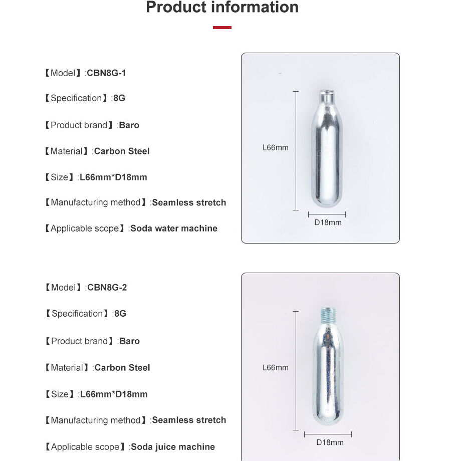 8g Food Grade Co2 Cartridge For Beer, Free Shipping ,china 10 Years Professional Co2 Factory ...