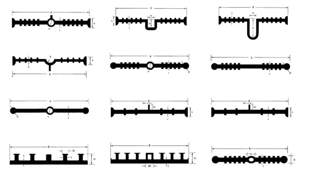 Customized Rubber Water Stop Belt Acts On The Waterproof Belt Center ...