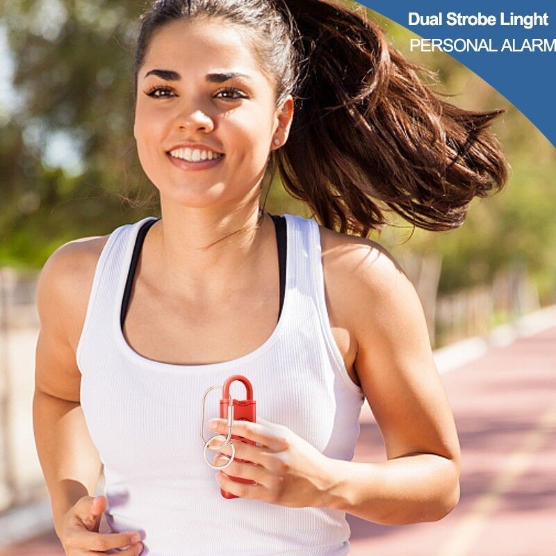 Mini Portable Waterproof 2pcs Led Personal Alarm 130db With Flashlight ...