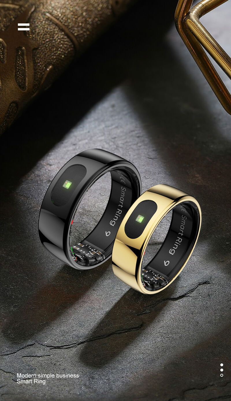 Smart Ring 5atm Waterproof Heart Rate Blood Oxygen Monitoring Sleep ...