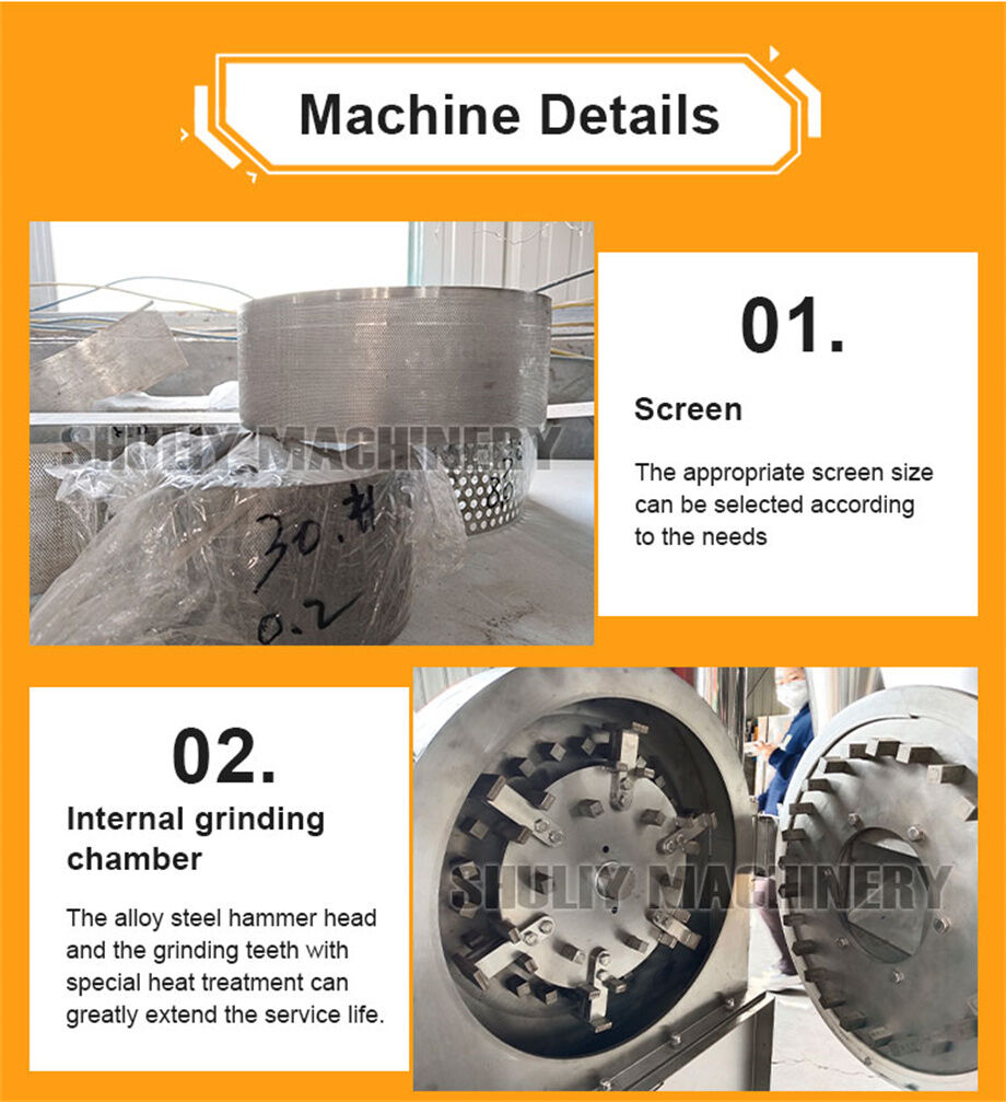 Big Capacity Foodstuff Powder Grinding Machine Natural Starch ...